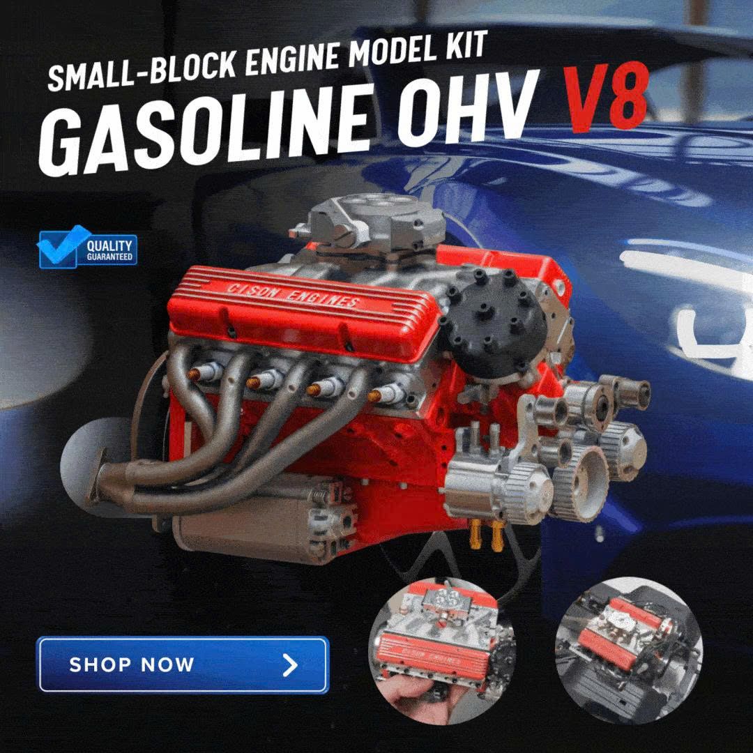 🎉Last Day Promotion 50% OFF + FREESHIPPING🔥 - Gasoline OHV V8 Small ...